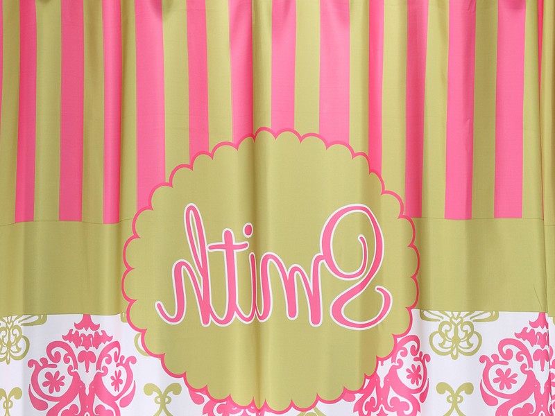 Monogrammed Shower Curtains Home Design Ideas